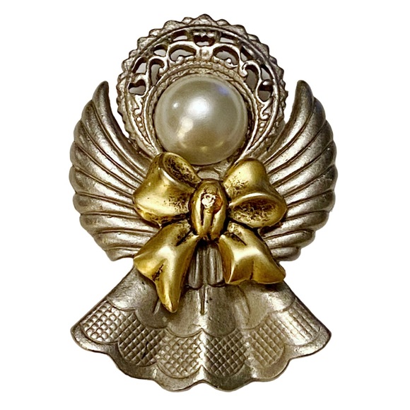Jewelry | Jac Win Angel Brooch Vintage | Poshmark